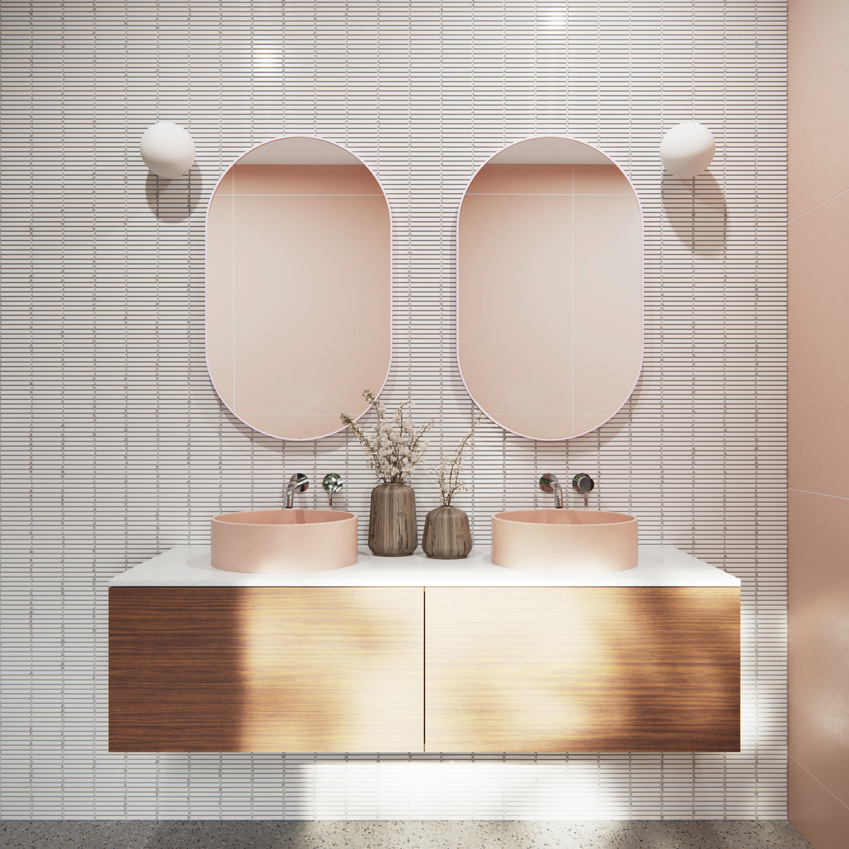 Inara - Steel Frame Pill Shape Mirror | GlassWarehouse.us