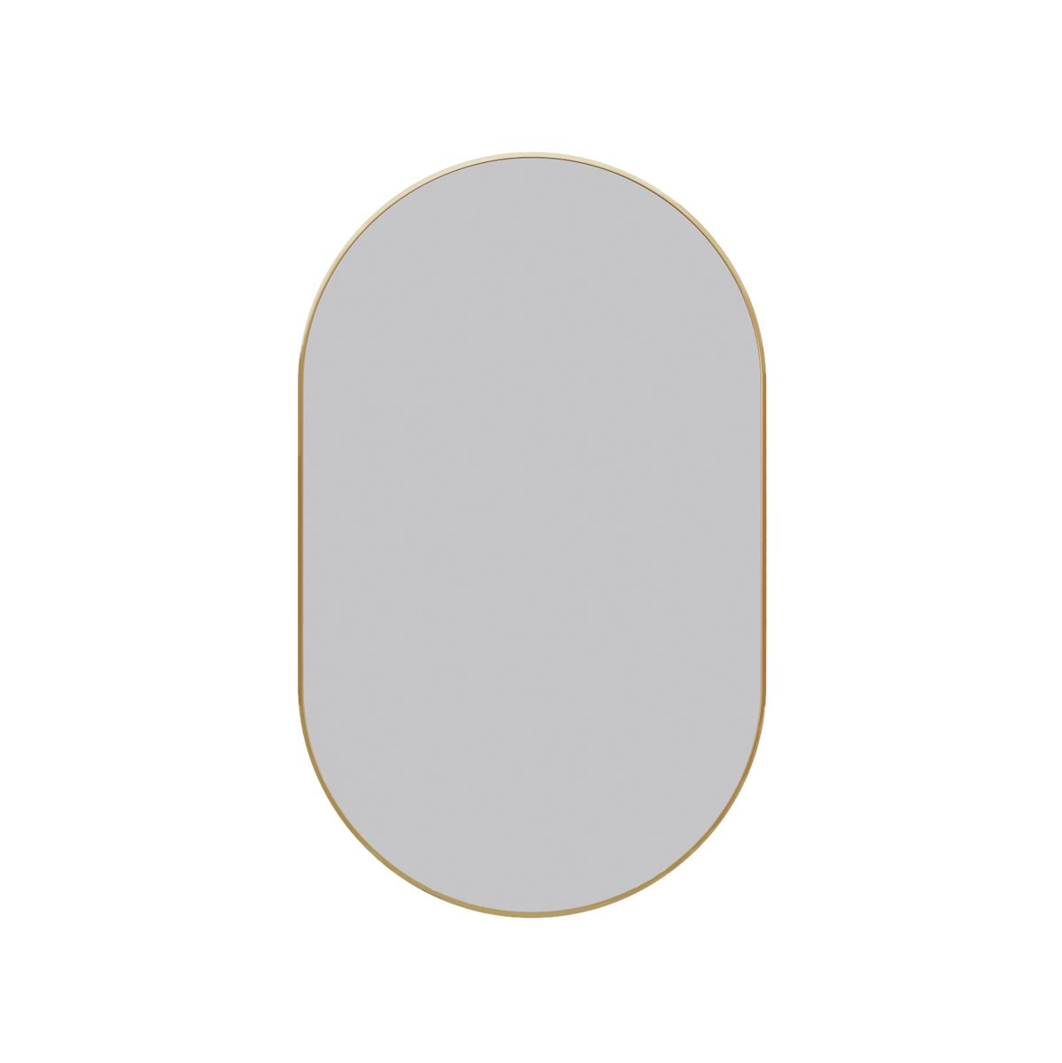Inara - Steel Frame Pill Shape Mirror | GlassWarehouse.us