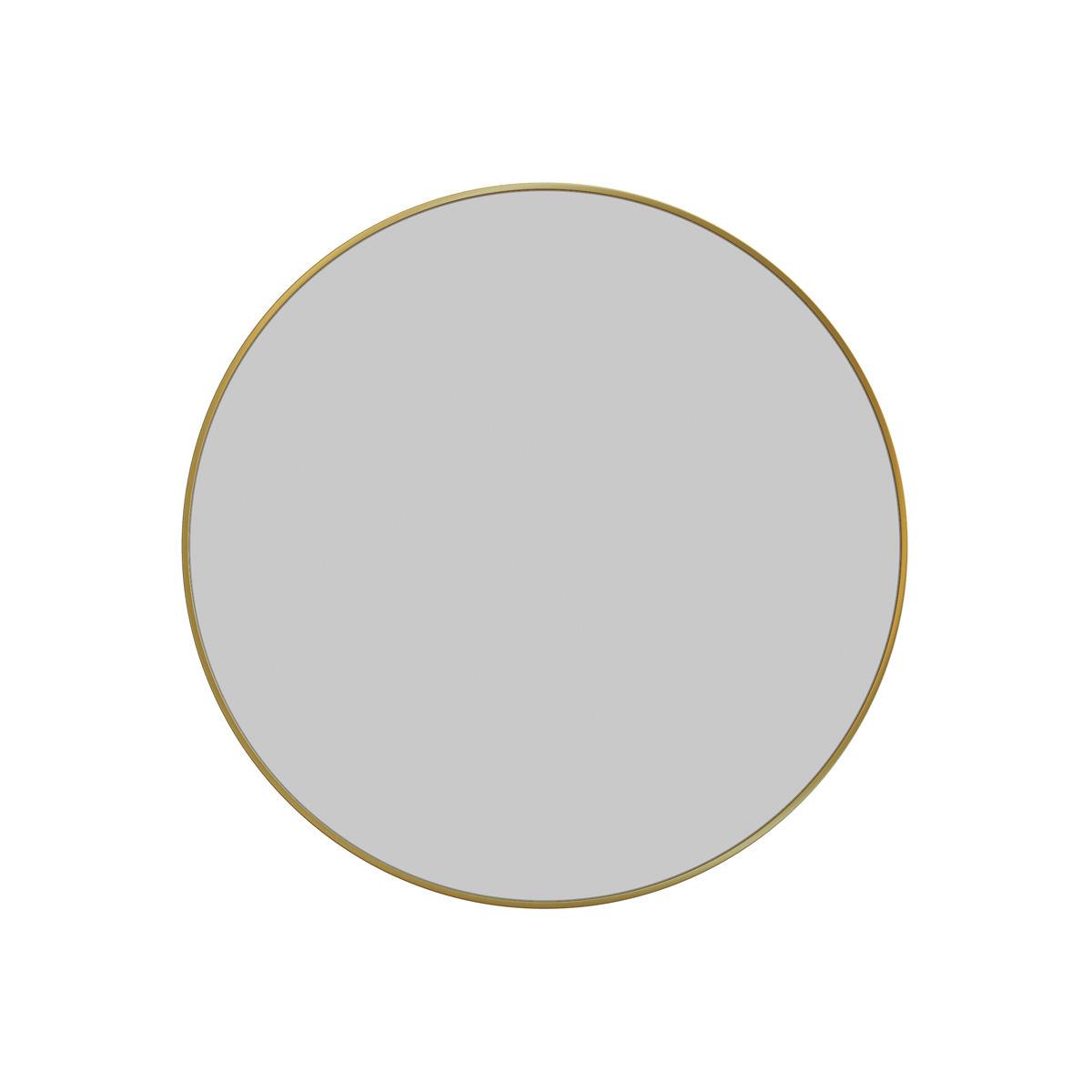 Leia - Steel Frame Round Shape Mirror | GlassWarehouse.us