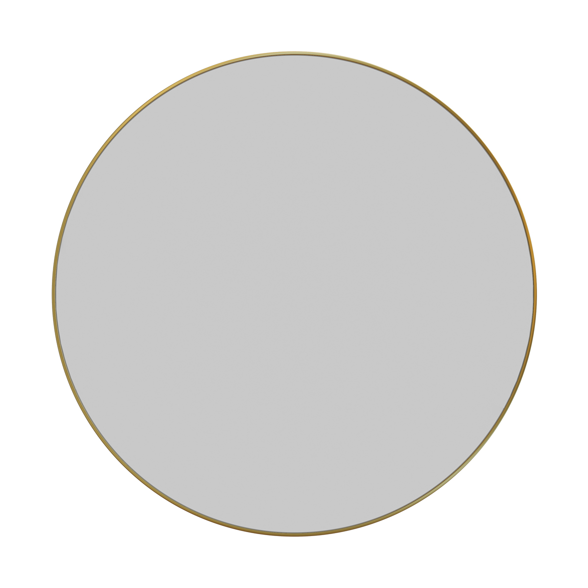 Leia - Steel Frame Round Shape Mirror | GlassWarehouse.us