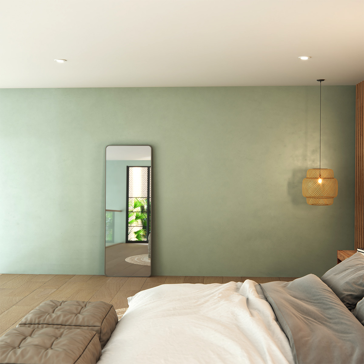 Trinity - Steel Frame Square Shape Mirror | GlassWarehouse.us