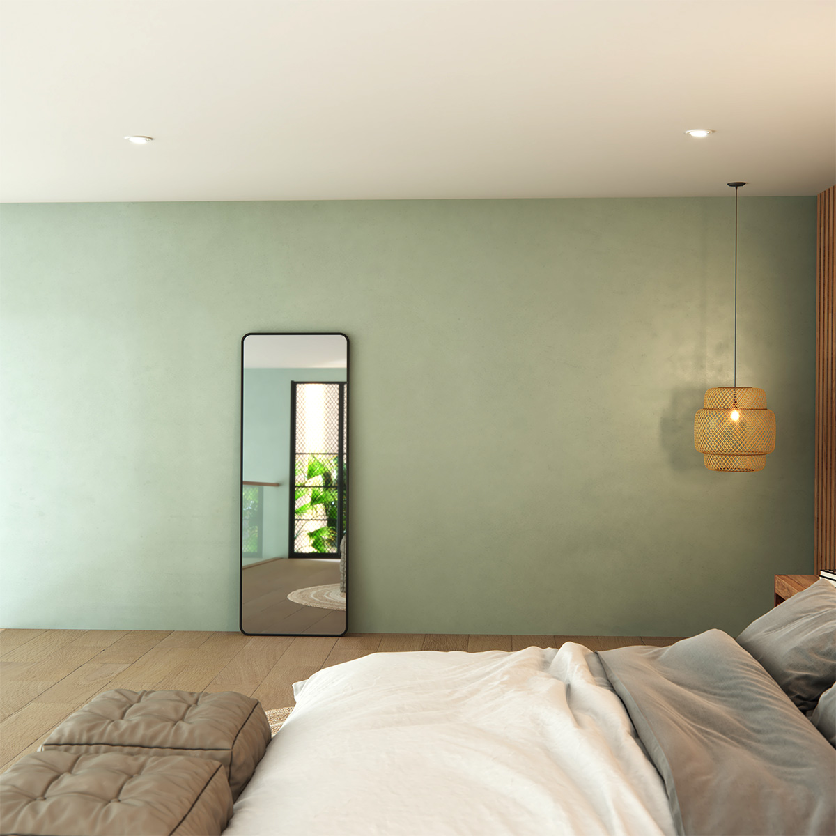 Trinity - Steel Frame Square Shape Mirror | GlassWarehouse.us