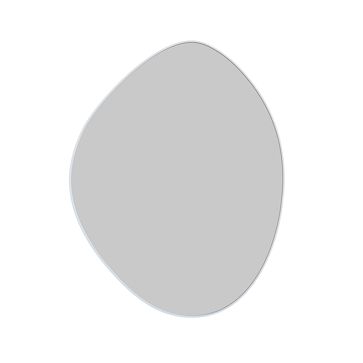 Starla Steel Frame Pebble Shape Mirror