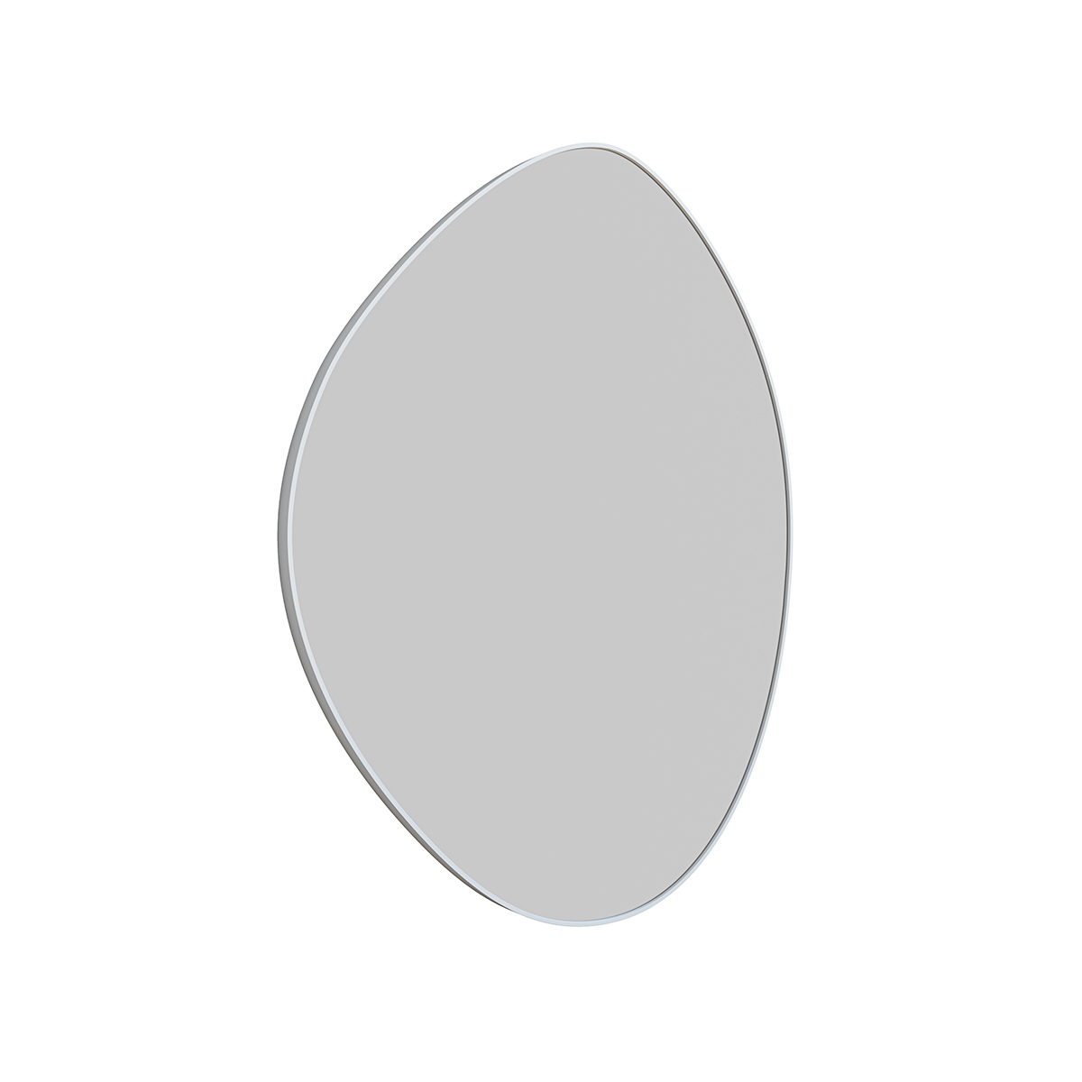 Starla Steel Frame Pebble Shape Mirror